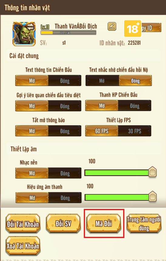 Hướng dẫn nhập code | Huyền Thoại Dota